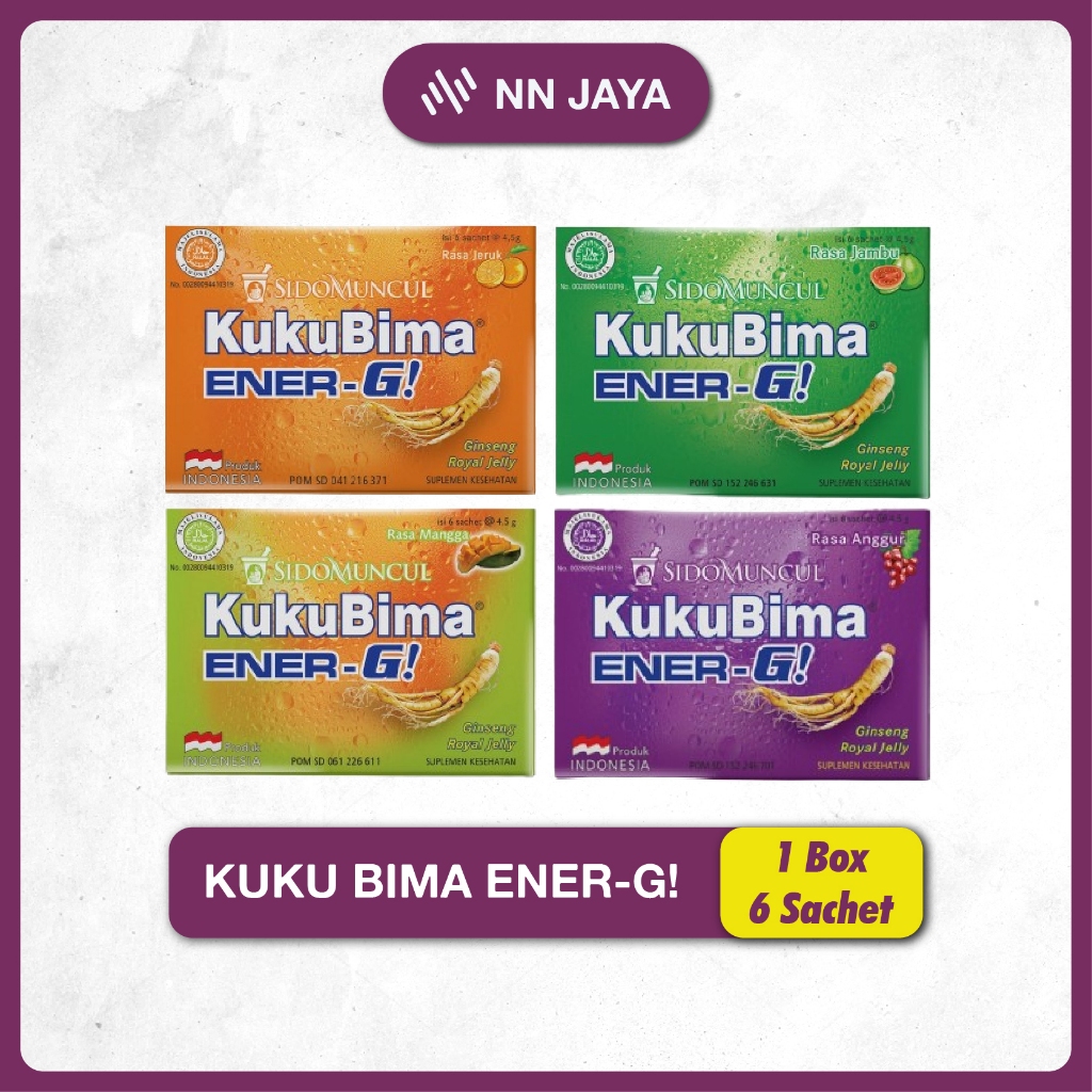 Jual Kuku Bima Energi Minuman Berenergi Vitamin All Varian 1 Box Isi 6 ...