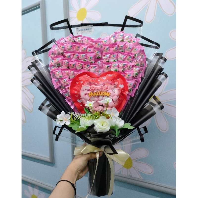 Jual Bouquet Permen Yupi Jumbo | Bucket Marshmallow | Birthday Gift ...