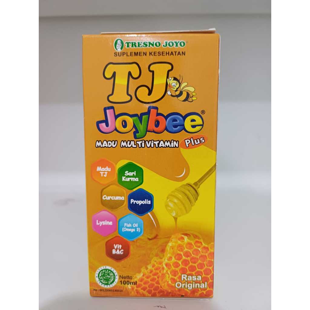 Jual TJ Joybee madu multivitamin plus rasa original, jeruk & strawberry ...