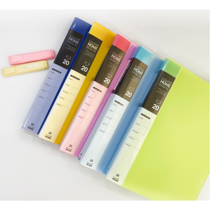 Jual Korea- O Ring Binder Dokumen Keeper /PP Clear Holder/ Display Book ...