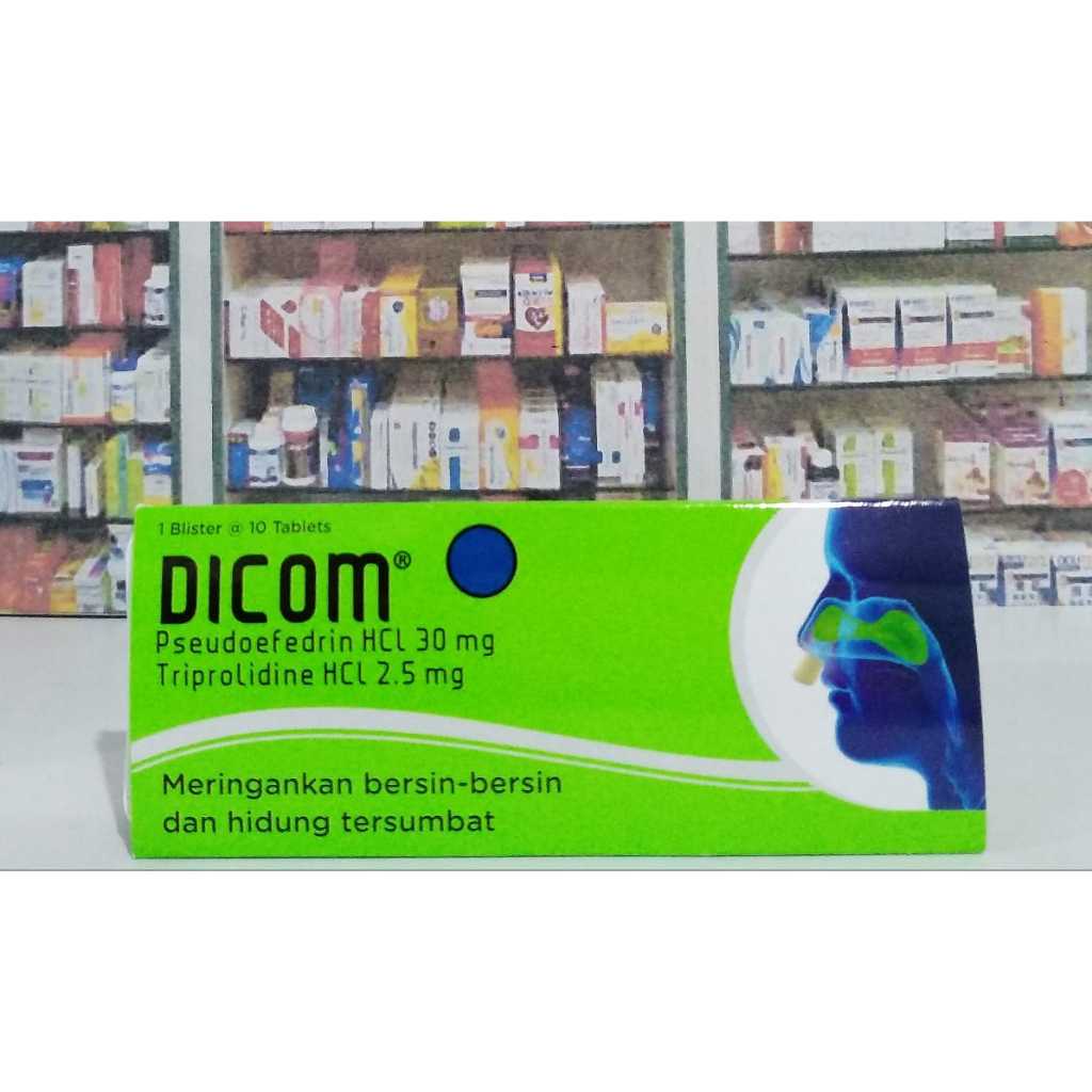 Jual Dicom 1 Strip Isi 10 Tablet - Obat Flu Anak Dewasa | Shopee Indonesia