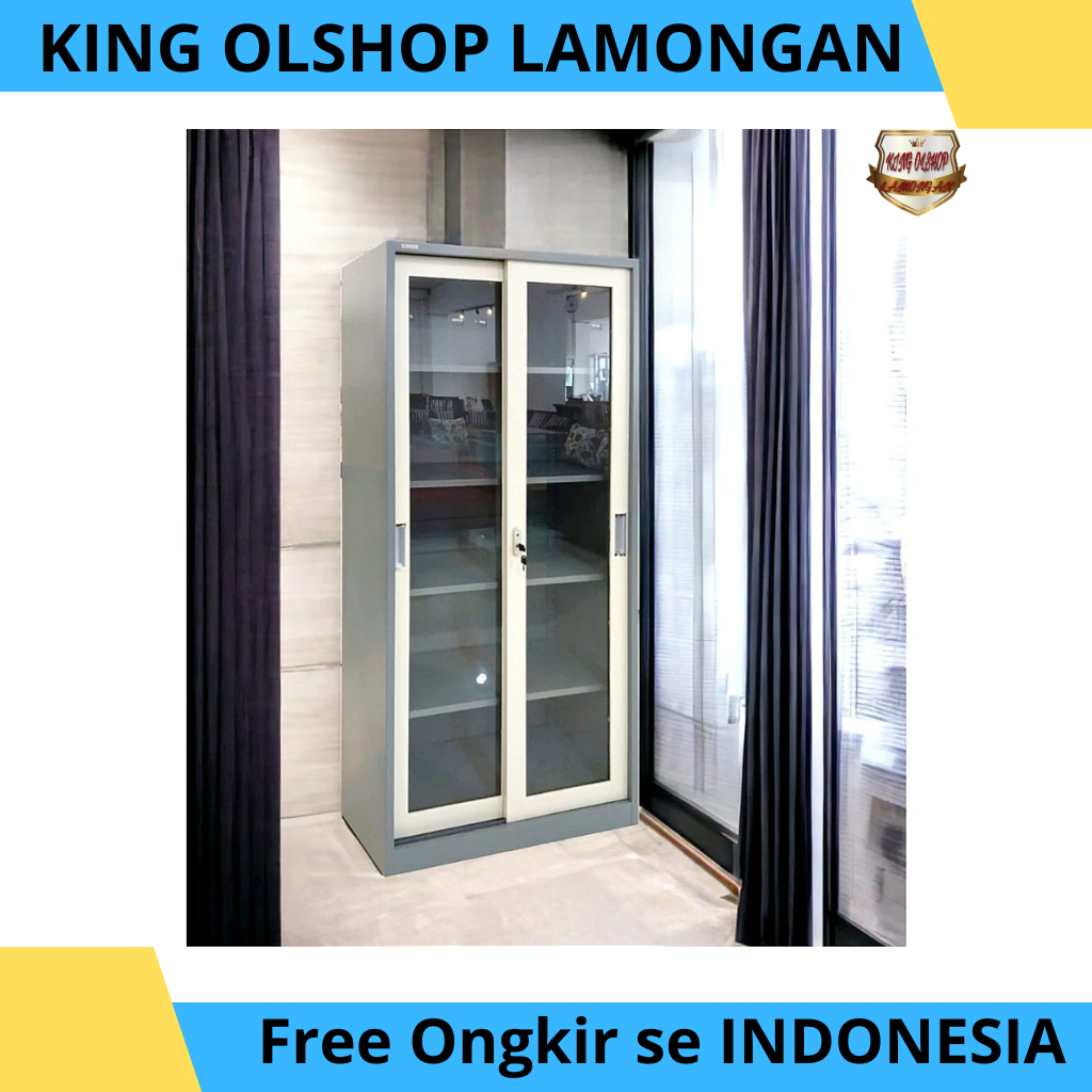 Jual Lemari File atau Arsip / Lemari Besi Sleding kaca Emporium EC 13 ...