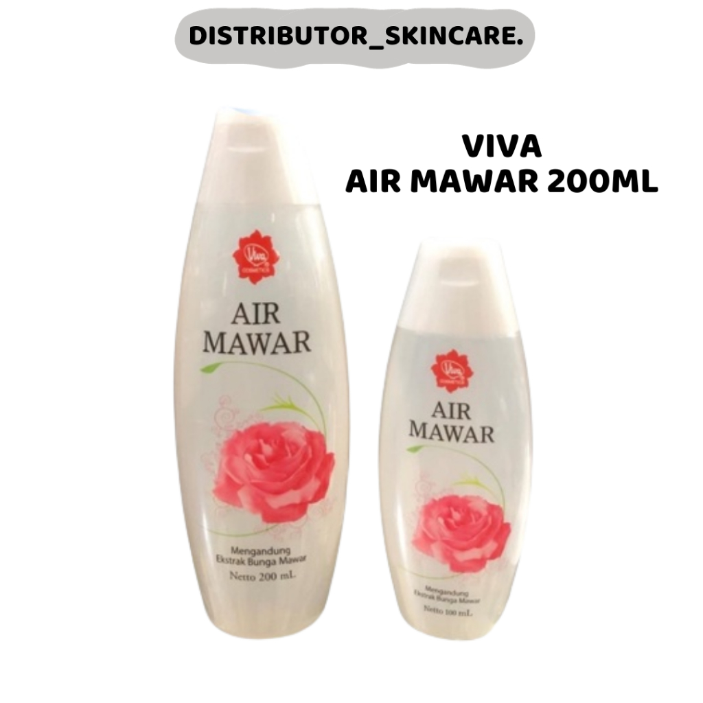 Jual Viva Air Mawar - 200 ml (Baru Ukuran Besar) VIVA Air Mawar | Face ...
