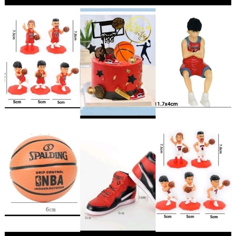 Jual Topper Happy Birthday Basket, Topper Basket Ball, Hiasan Kue Bola ...