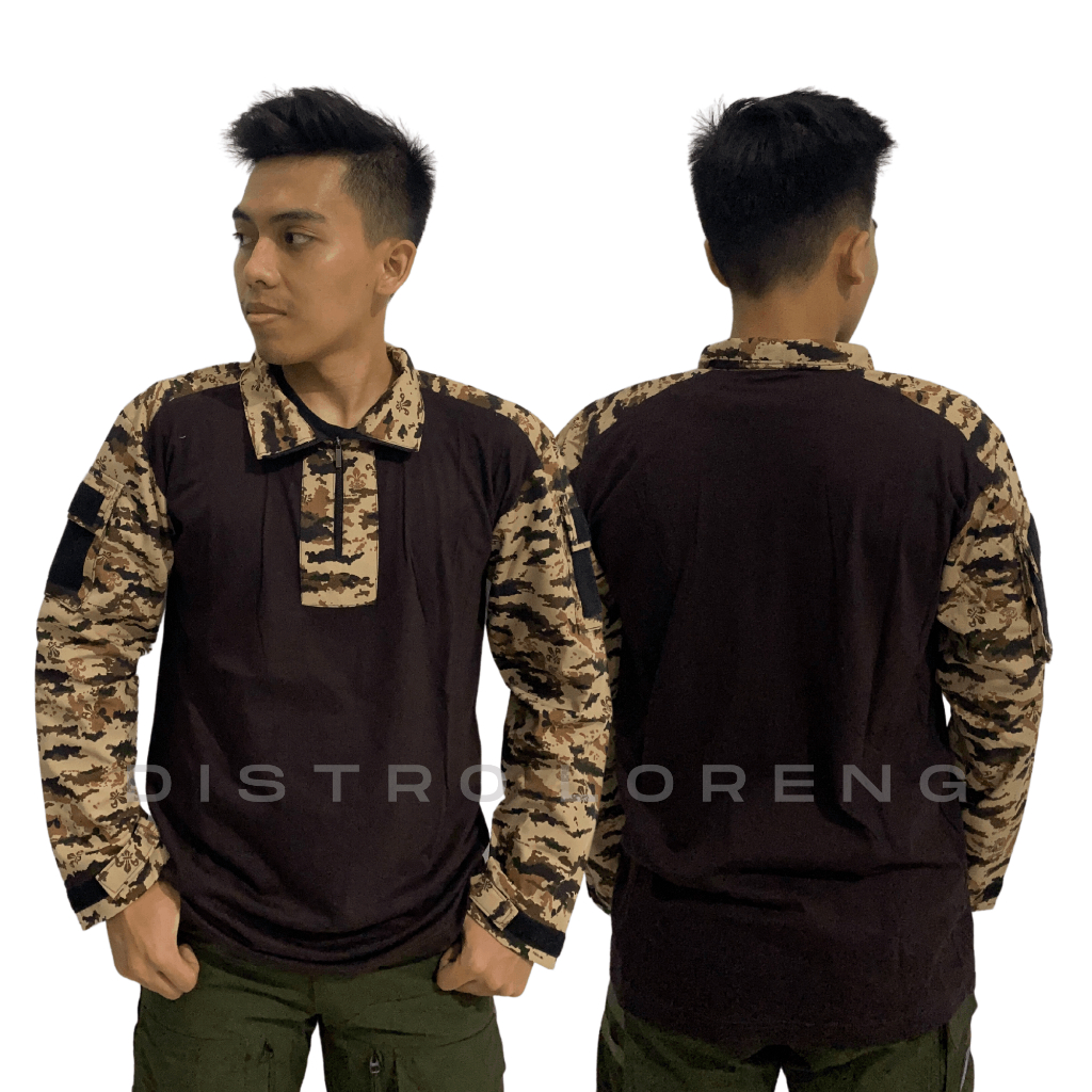 Jual Kaos Tactical BDU Combat Kombinasi Loreng Army Lapangan | Shopee Indonesia