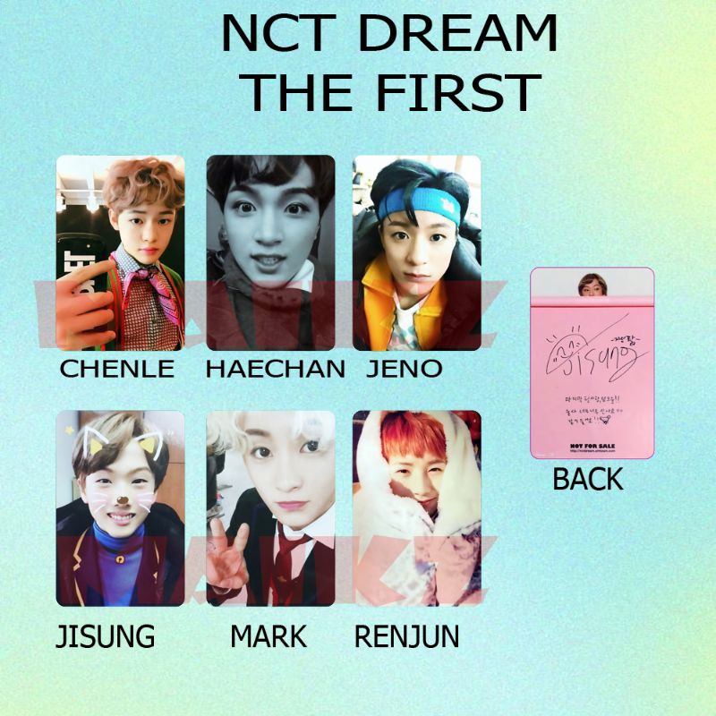Jual (BISA SATUAN) NCT Dream My First and Last Photocard Kpop | Shopee ...