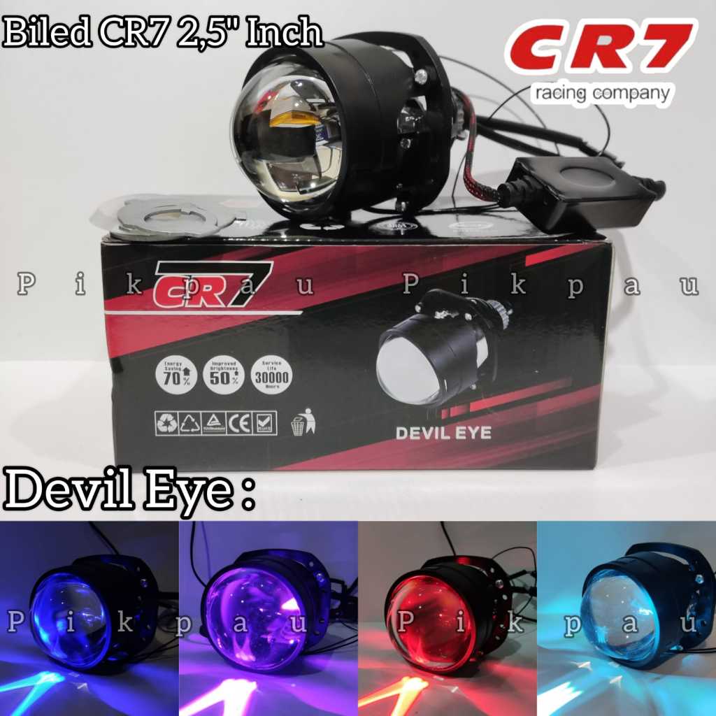 Jual Lampu Utama Biled Projector Original CR7 2.5 Inch Premium Dengan ...