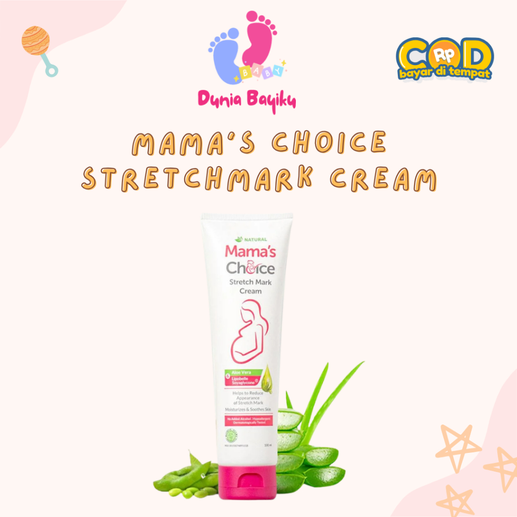 Jual Mama's Choice Stretch Mark Cream Solusi Perut Gatal dan Stretch ...