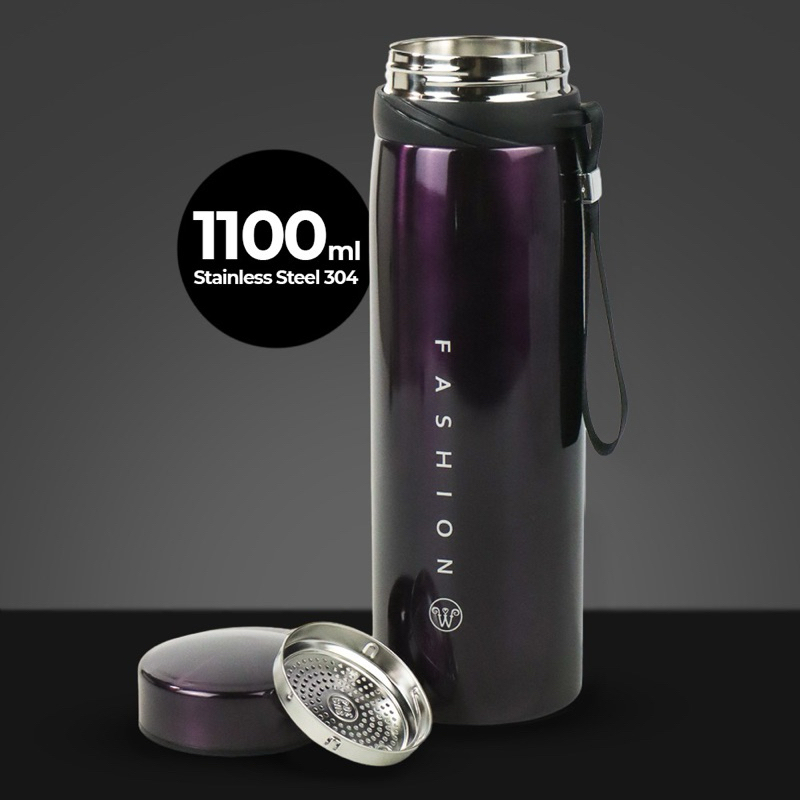 Jual Botol Minum Termos Air Panas Dingin Stainless Steel 1100 ml ...