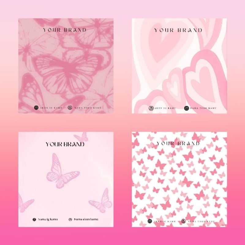 Jual ALAS PACKAGING/KERTAS PACKAGING/ALAS PACKAGING (EDISI PINK) PART 1 ...