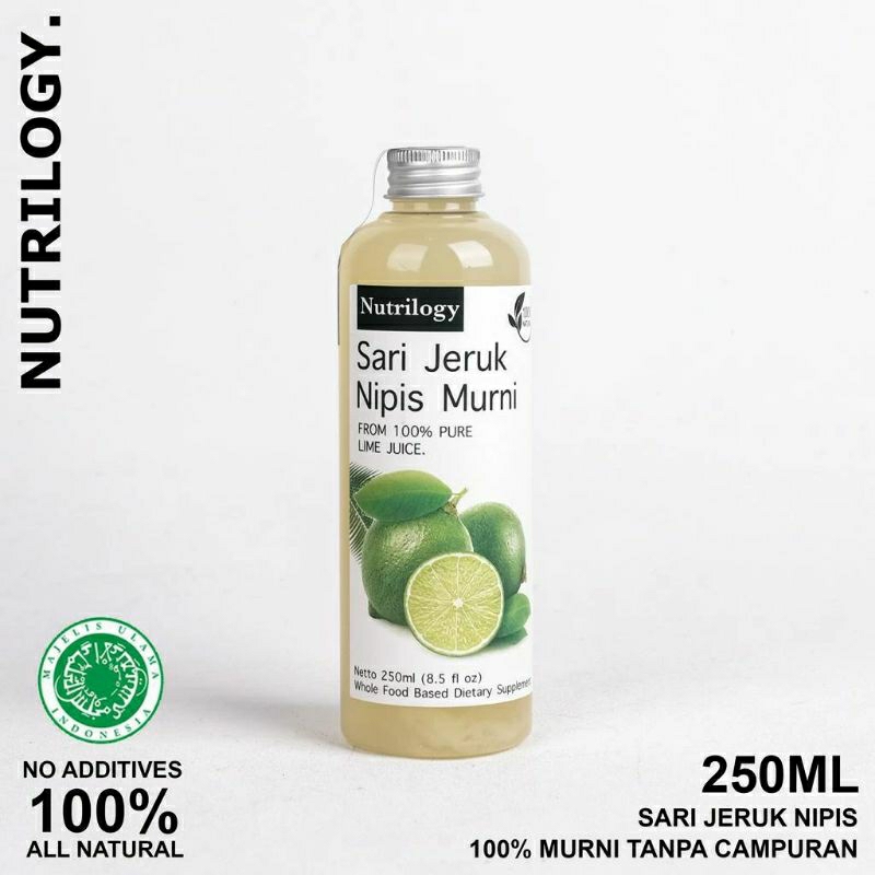 Jual Sari Jeruk Nipis Murni 100% Kemasan 250ml / Perasan Jeruk Nipis ...