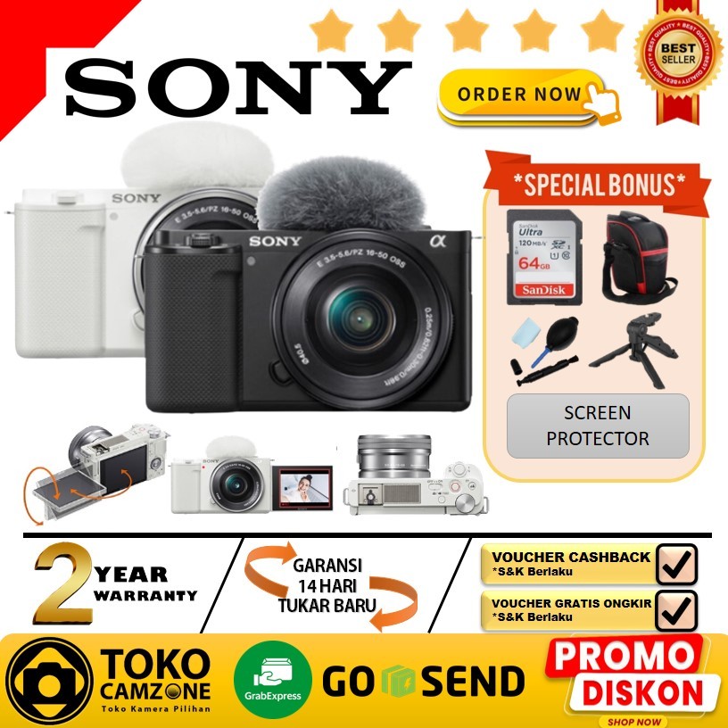 Jual Sony ZV E10 Sony ZVE10 Mirrorless Camera Kit 16-50mm - Garasni ...