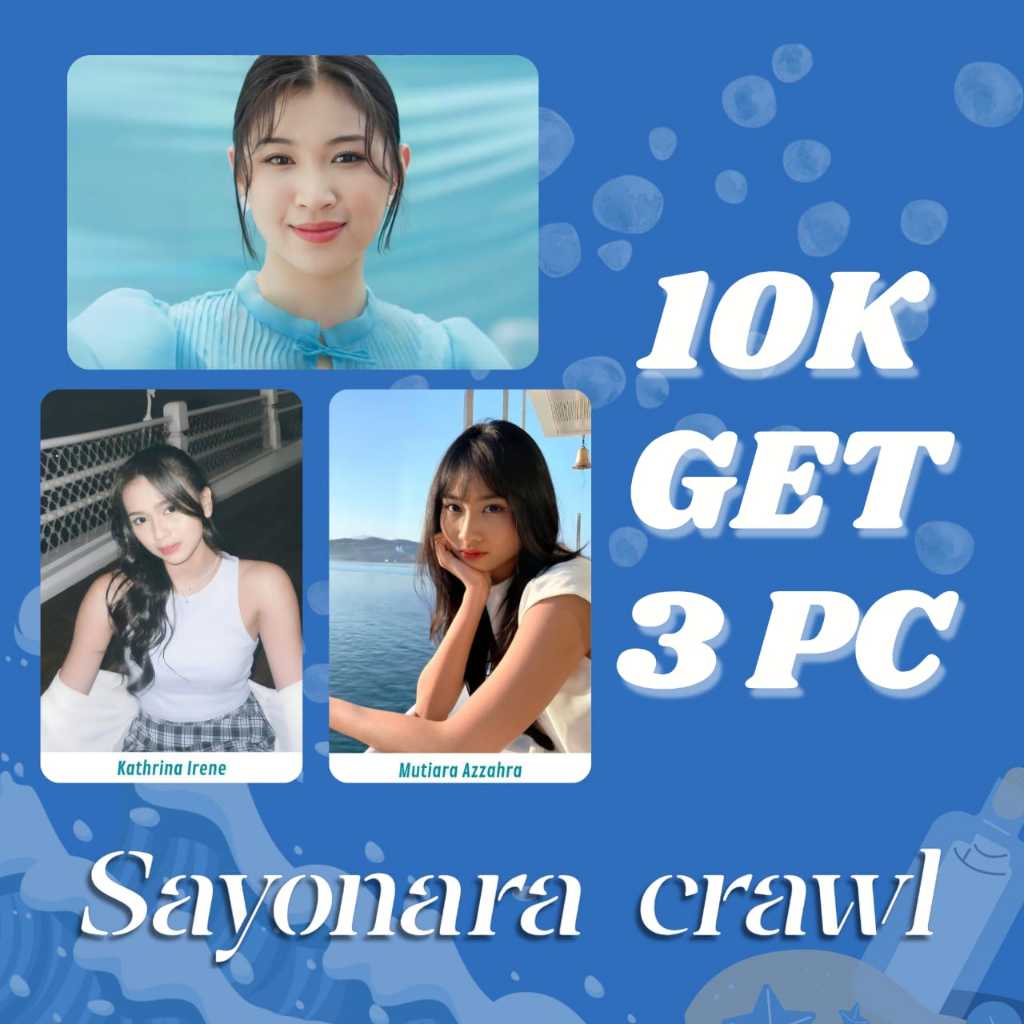 Jual SAYONARA CRAWL JKT48 UNOFFICIAL PHOTOCARD PC | Shopee Indonesia