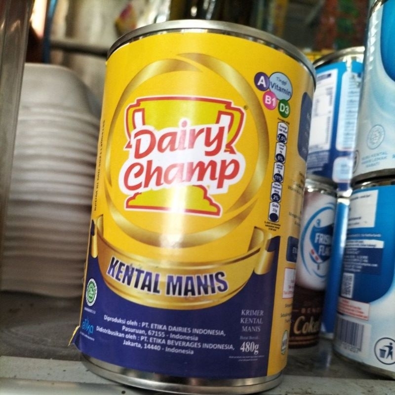 Jual SUSU DAIRY CHAMP/BENDERA/TIGA SAPI/CAP ENAK KALENG | Shopee Indonesia