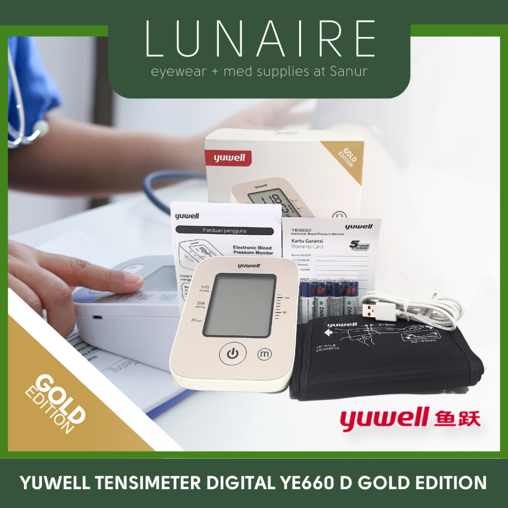 Jual Tensimeter Digital yuwell YE 660D With USB - Alat Ukur Tekanan Darah Digital | Shopee Indonesia