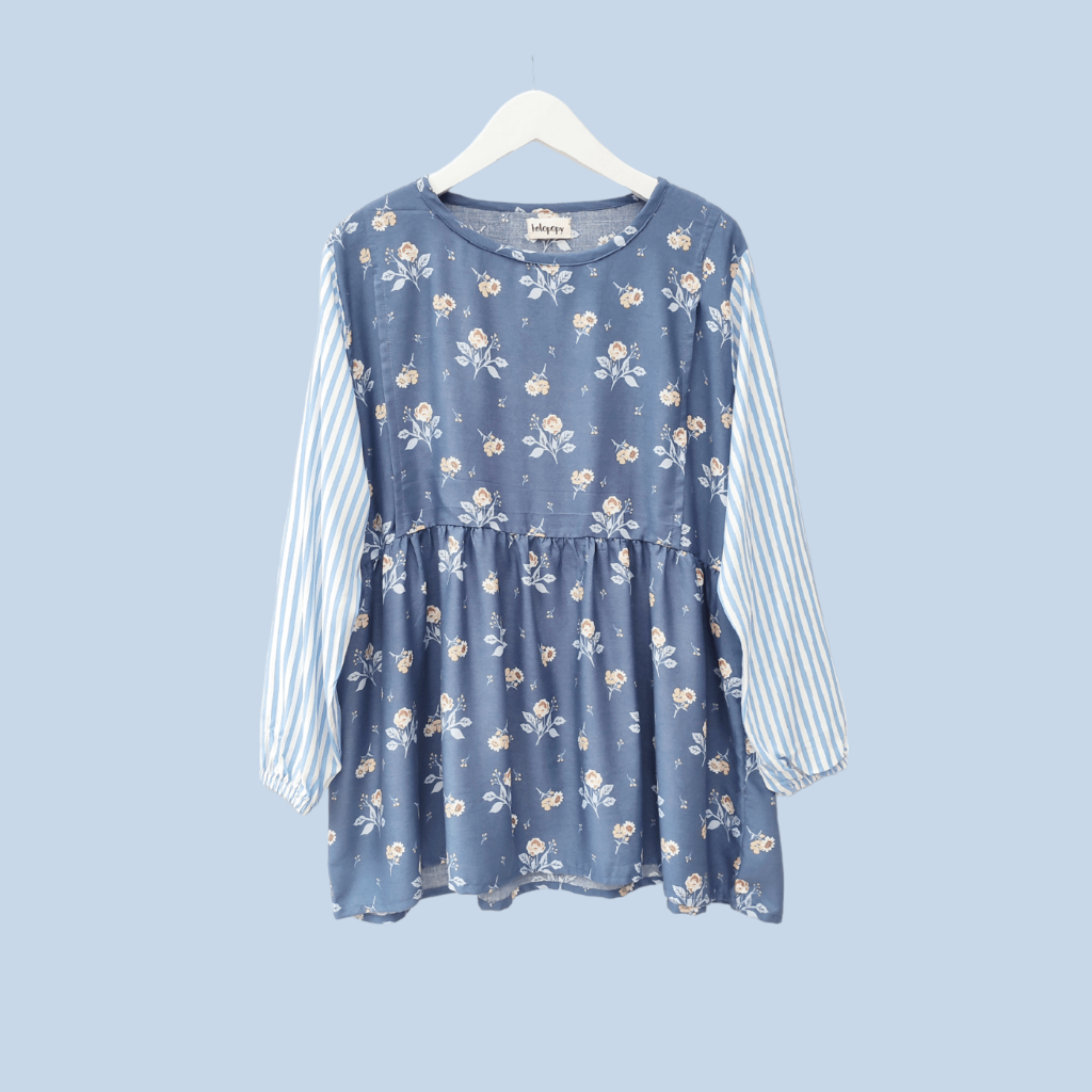 Jual Baju Menyusui Blouse Atasan Hamil Busui Bukaan Samping Kanan Kiri ...