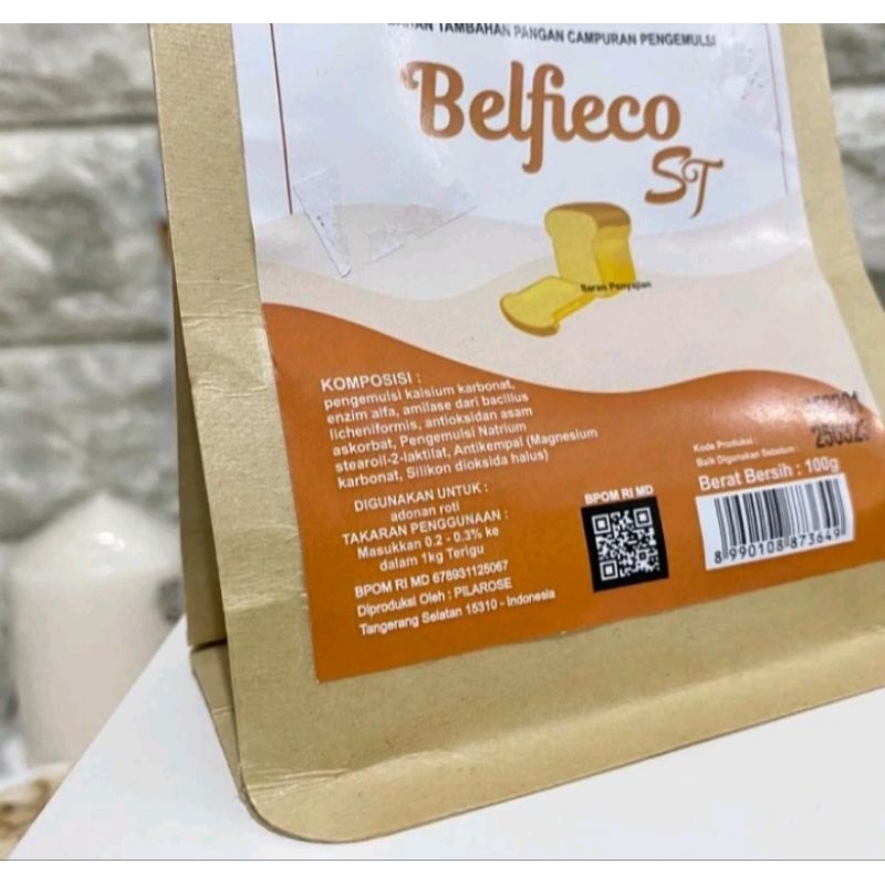 Jual BELFIECOPENGEMULSI ROTI BREAD SOFTENER AND CONDITIONER 50 GR ...
