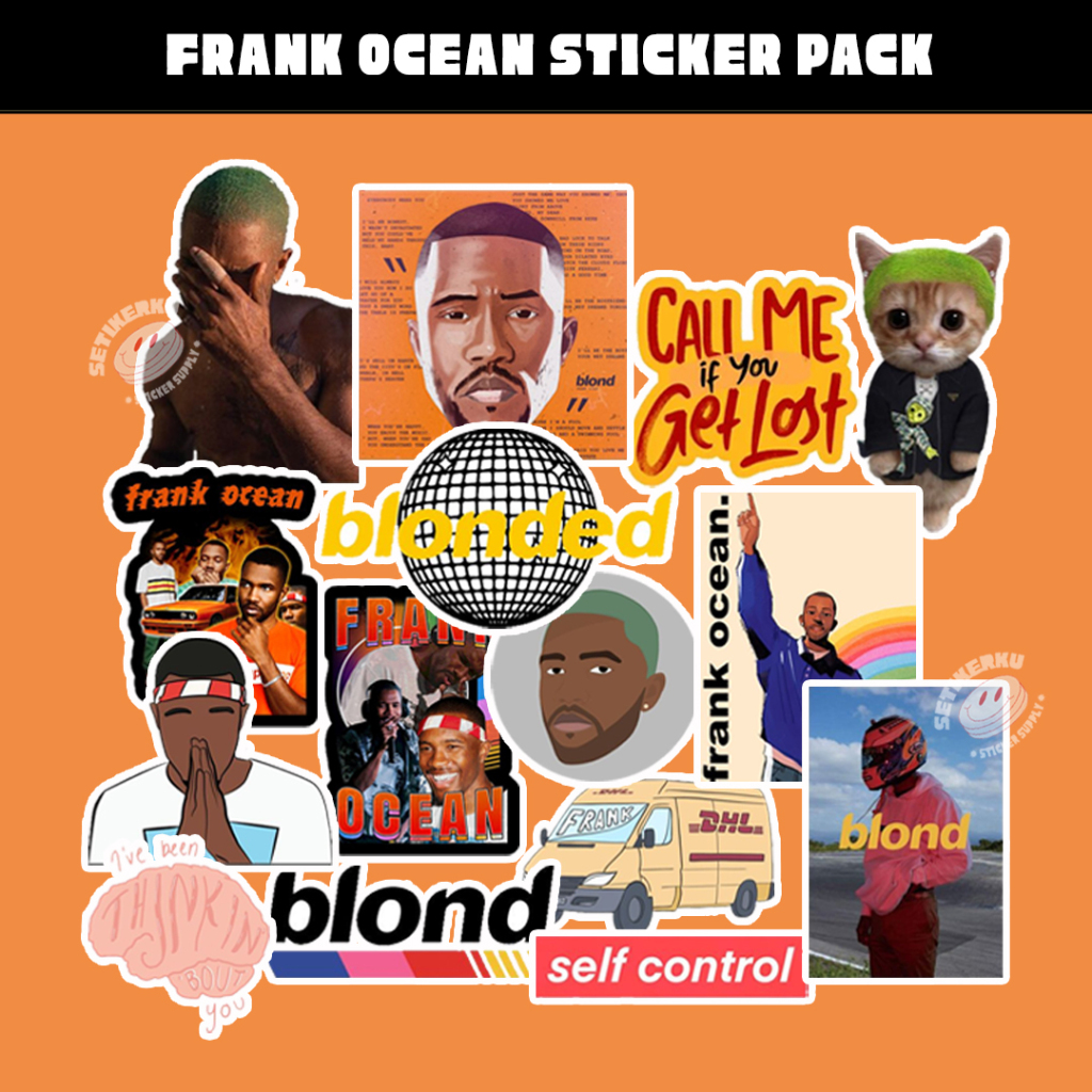 Jual Frank Ocean Sticker Pack A6 (15pcs) | Shopee Indonesia