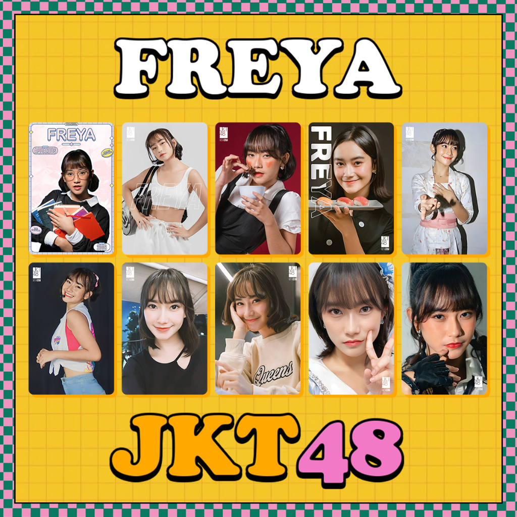 Jual (10 PCS) PC Photocard JKT48 Unofficial Fanmade Zee - Shani - Christy - Gracia - Marsha ...