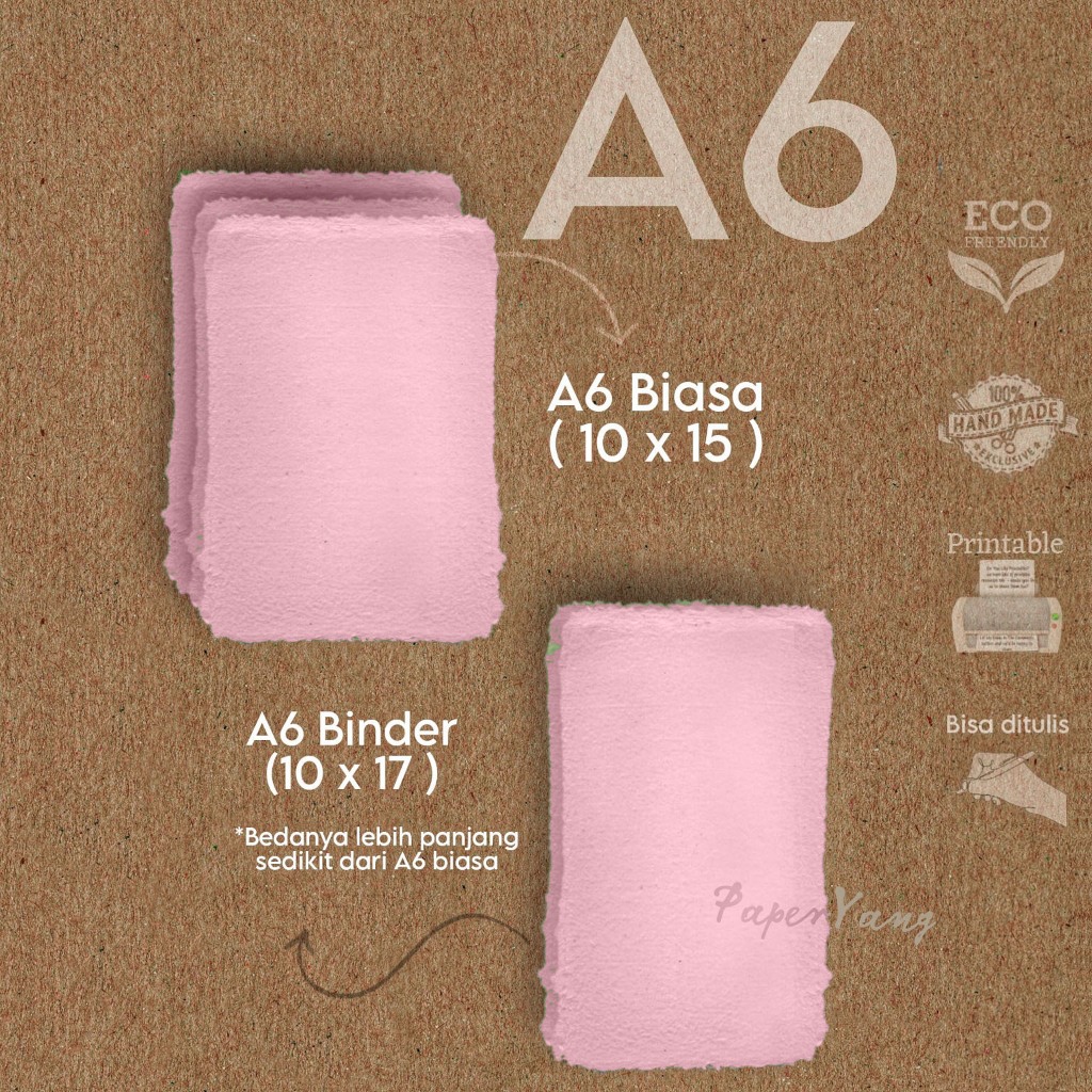 Jual ( SOFT PINK ) Kertas Daur Ulang / Kertas Daur Ulang pink muda ...