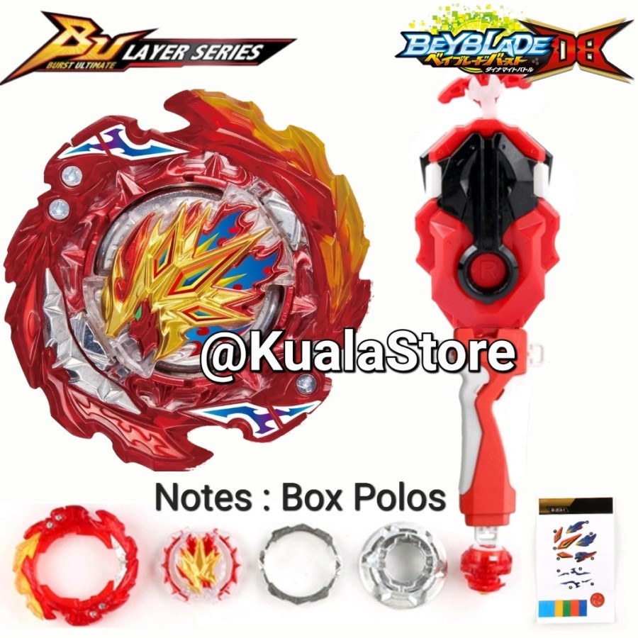 Jual Beyblade Burst Super Hyperion King Helios Ultimate Fusion DX B203 ...