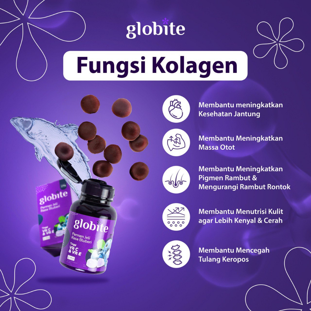 Jual Roove Permen Kolagen Globite Gummy Colagen by Roove membantu ...