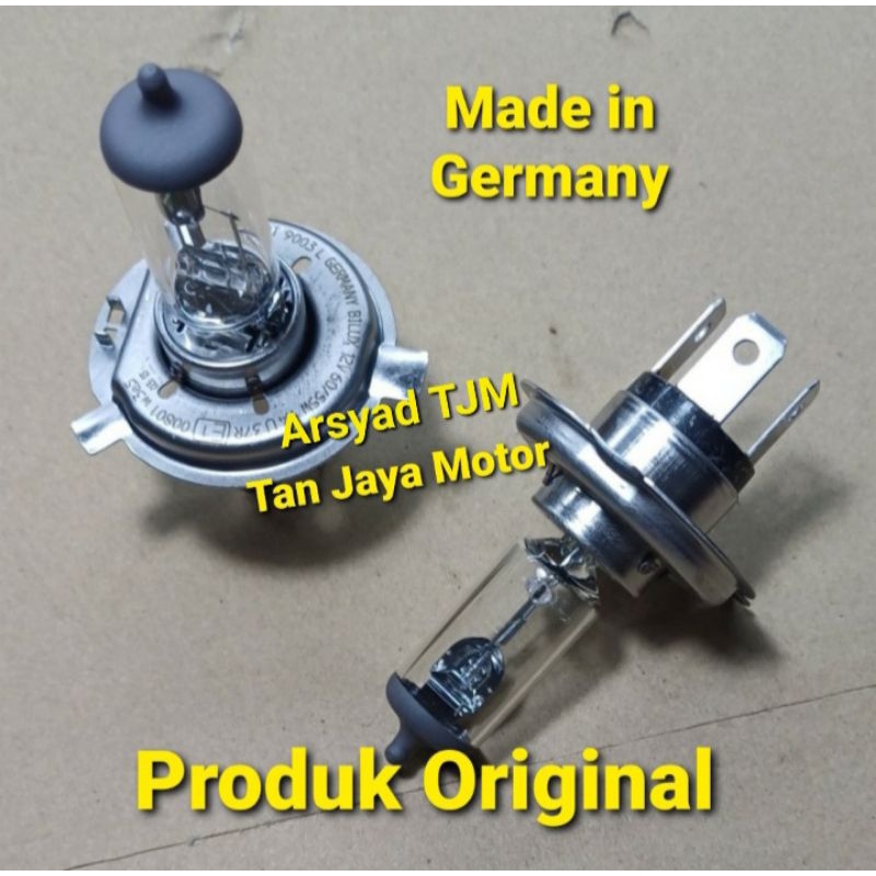 Jual Lampu Head Lamp Mobil Bohlam H4 OSRAM Germany 12V 55/60 Watt ...