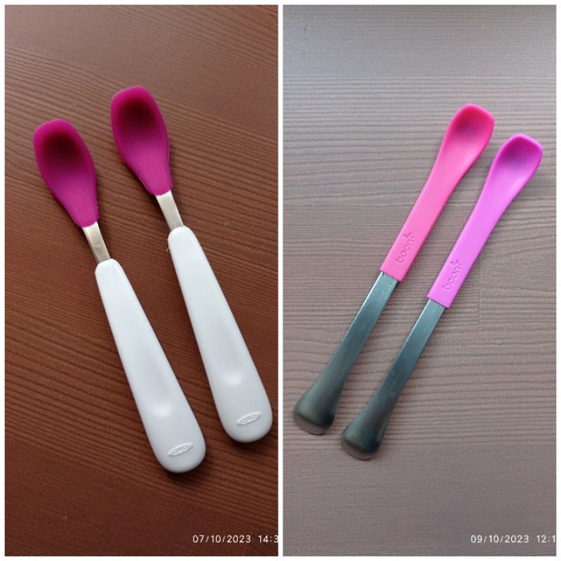 Jual Oxo Tot Spoon & Boon Swap 2 in 1 Spoon - Bundle - Preloved ...