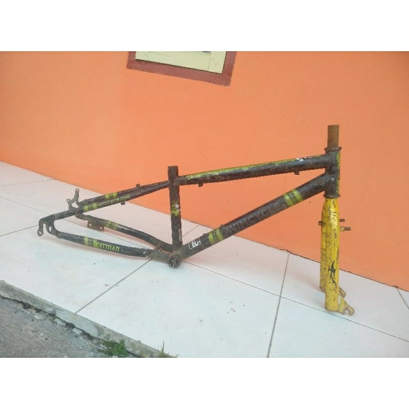 Jual FRAME FORK Sepeda BMX 20 WIMCYCLE FATMAN DO VERTIKAL | Shopee ...