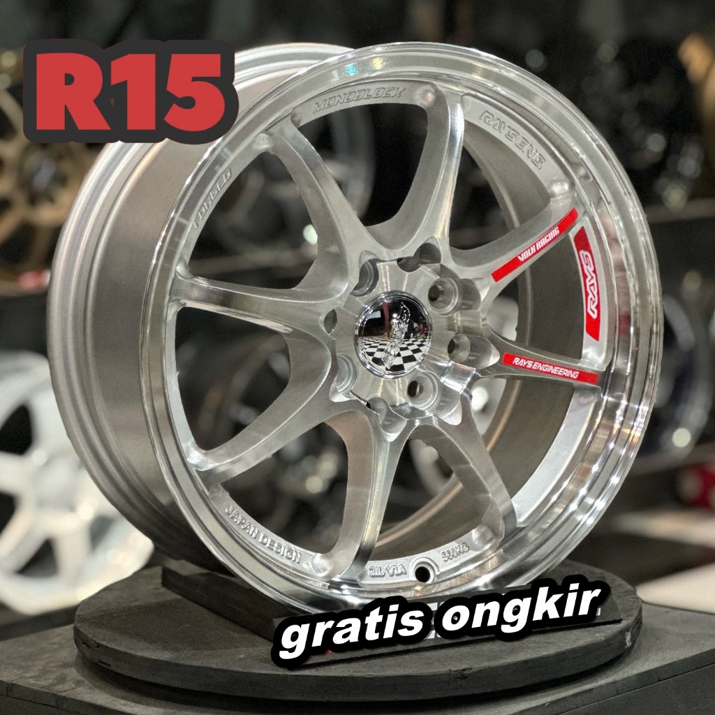 Jual VELG RAYS CE28 RIGN 15 LEBAR 6,5 VELG MOBIL CALYA SIGRA AVANZA MOBILIO YARIS DLL | Shopee ...
