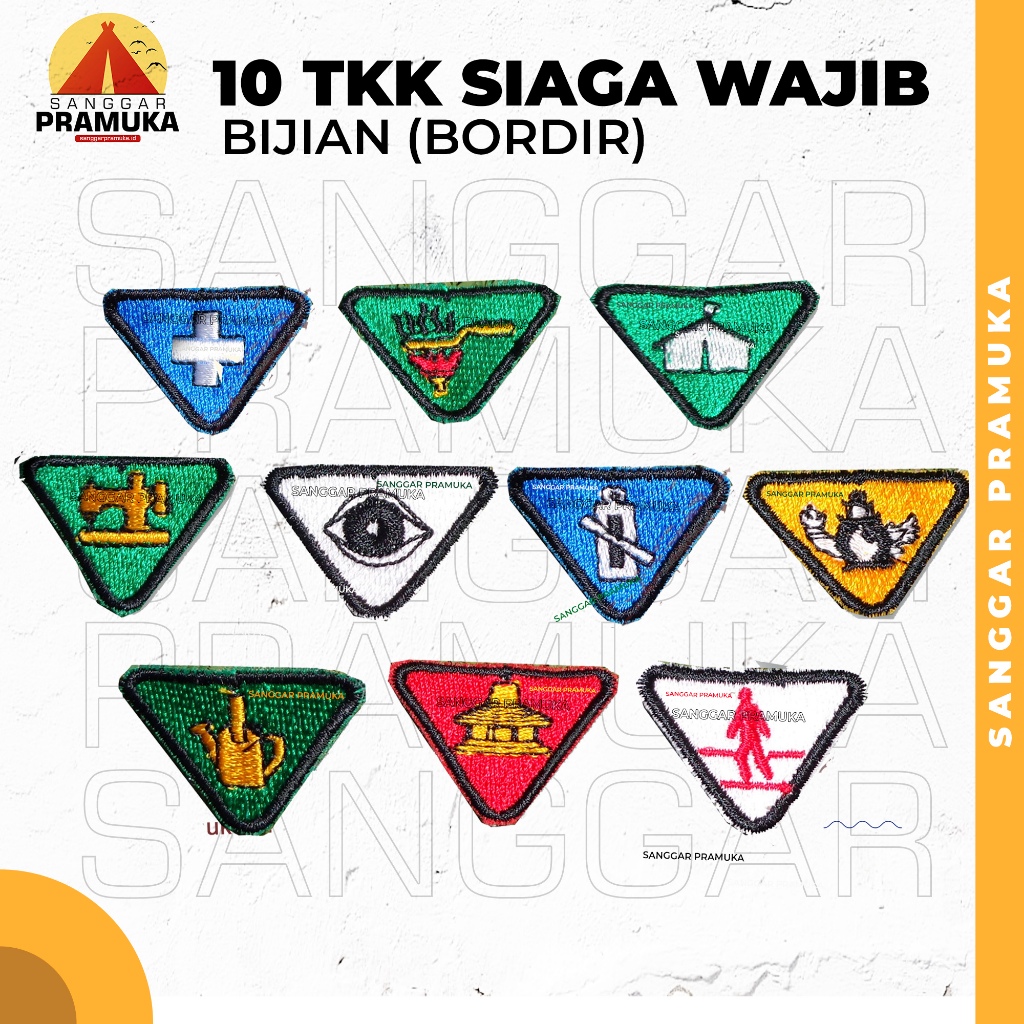 Jual TKK Wajib Pramuka Siaga/SD MI Satuan | Shopee Indonesia