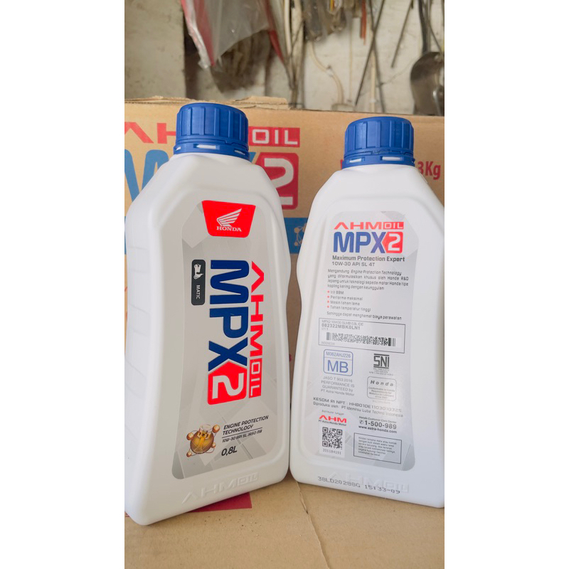 Jual Oli MPX 2 0,8 ML asli AHM OLI MOTOR MATIC HONDA OLI BEAT, OLI ...