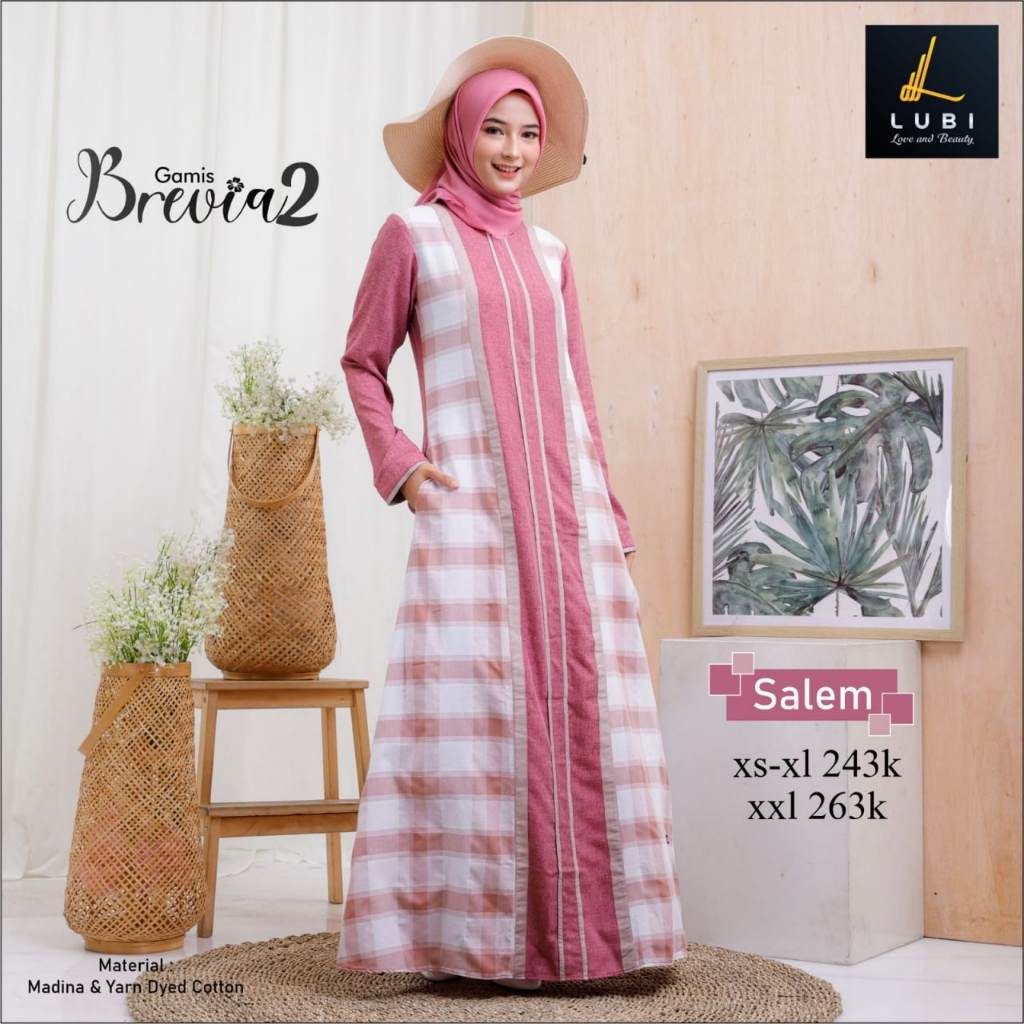 Jual LUBI BREVIA2 GAMIS CANTIK | Shopee Indonesia