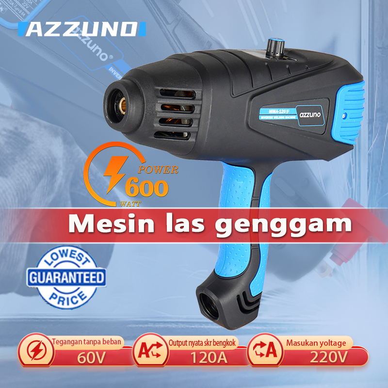 Jual AZZUNO mesin las genggam 600 watt portable handheld welding ...