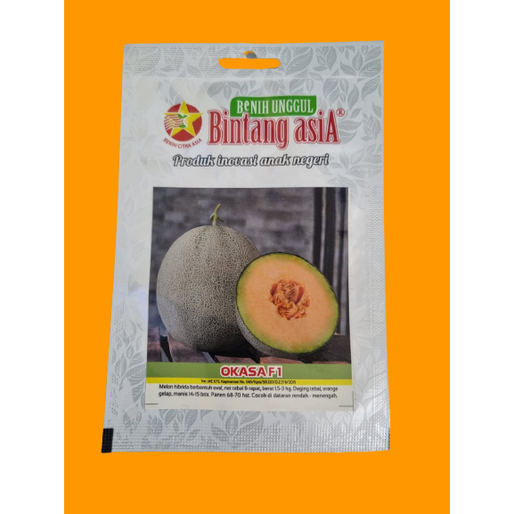 Jual Benih Melon Hibrida Daging Orange OKASA F1 | Shopee Indonesia