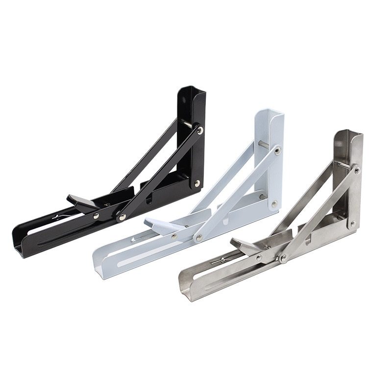 Jual POM Bracket Siku Rak Dinding Wall Book Shelf Lipat Penyangga ...