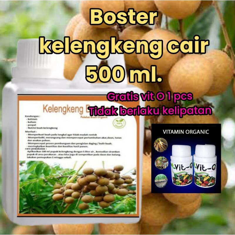 Jual pupuk organik pelebat tanaman boster kelengkeng cair 500 ml | Shopee Indonesia