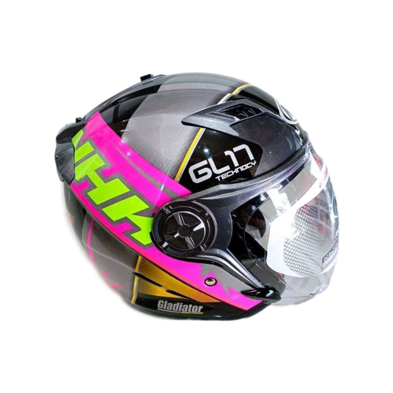 Jual NHK GLADIATOR GL17 2 visor | Shopee Indonesia