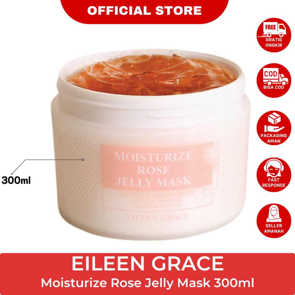 Jual EILEEN GRACE Moisturize Rose Jelly Mask | Deep Cleansing Black ...