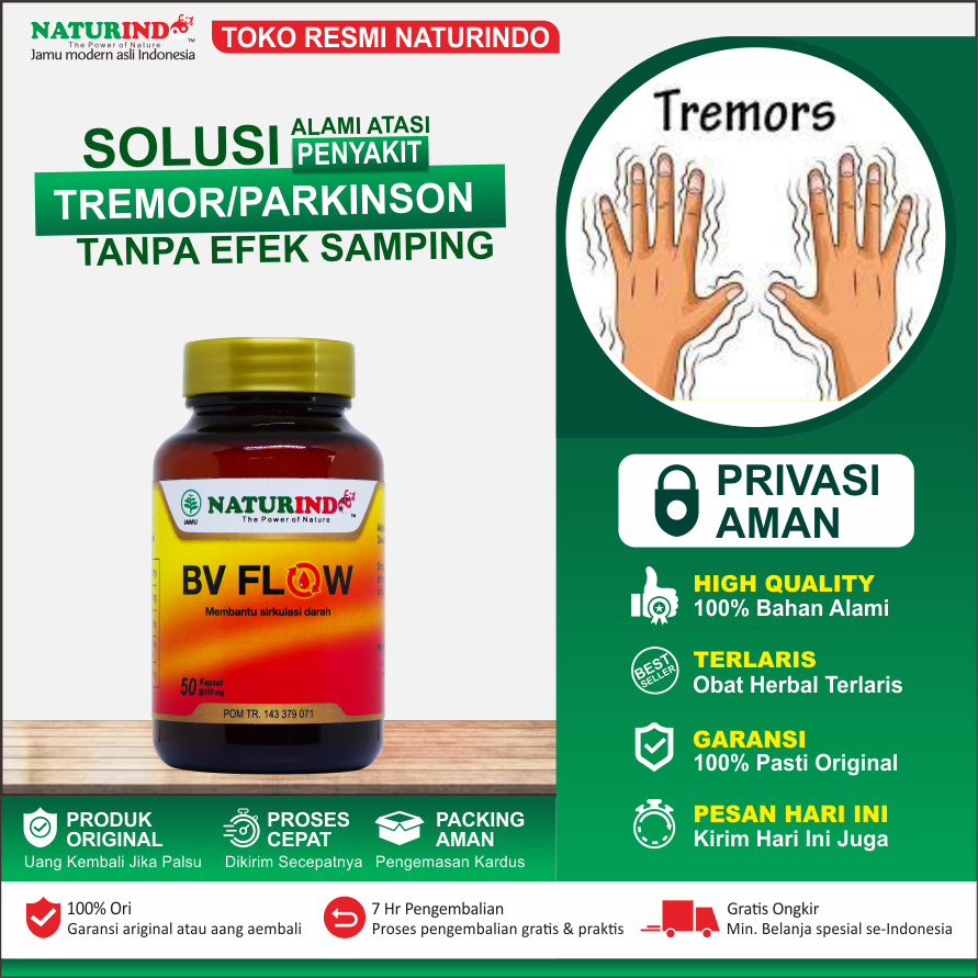 Jual OBAT TREMOR PARKINSON KESEMUTAN TANGAN DAN KAKI KRAM BV FLOW ...