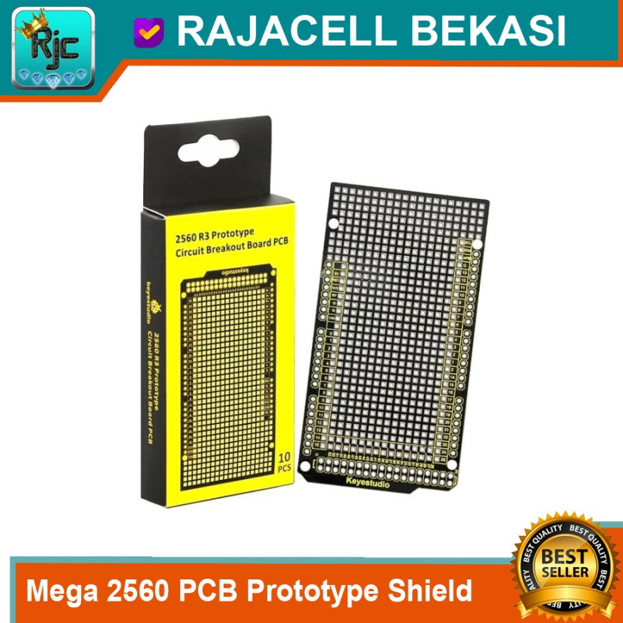 Jual Mega 2560 PCB Prototype Shield Dual Layer Protoshield tanpa pin ...