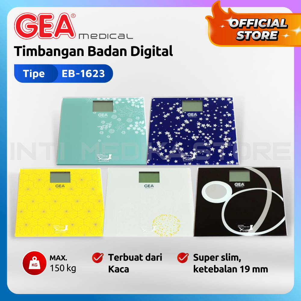 Jual GEA - Timbangan Badan Digital EB 1623 | Body Weight Scale | Shopee ...