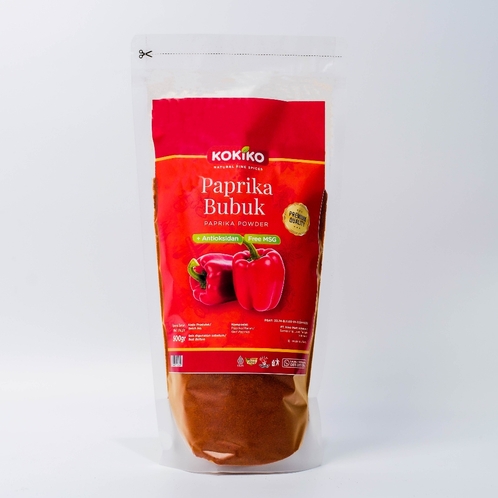 Jual KOKIKO Paprika Bubuk / Paprika Powder 500 Gram | Shopee Indonesia