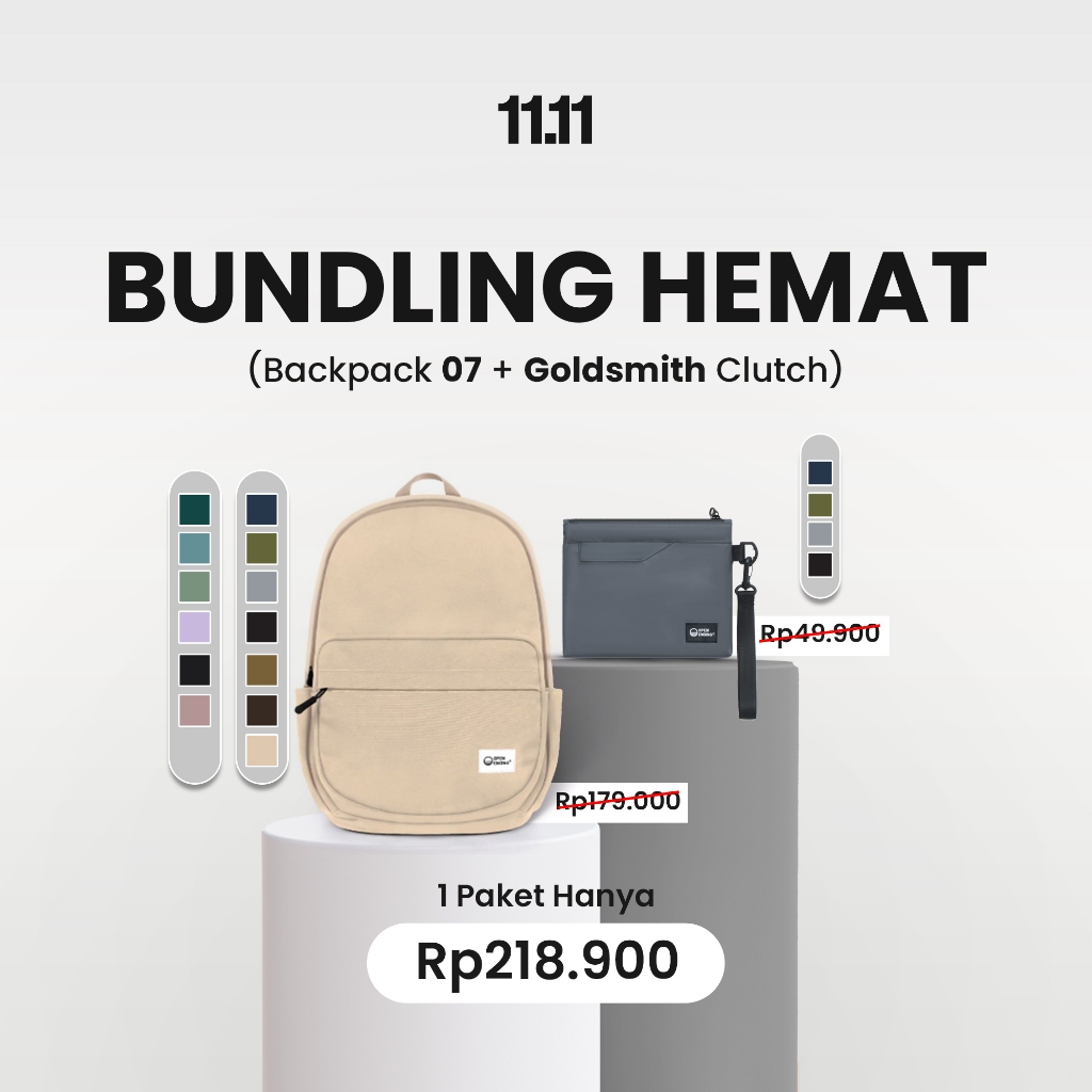 Jual Open Ending Paket G BP07 Tas Ransel Water Resistant + Goldsmith SO.09 | Shopee Indonesia