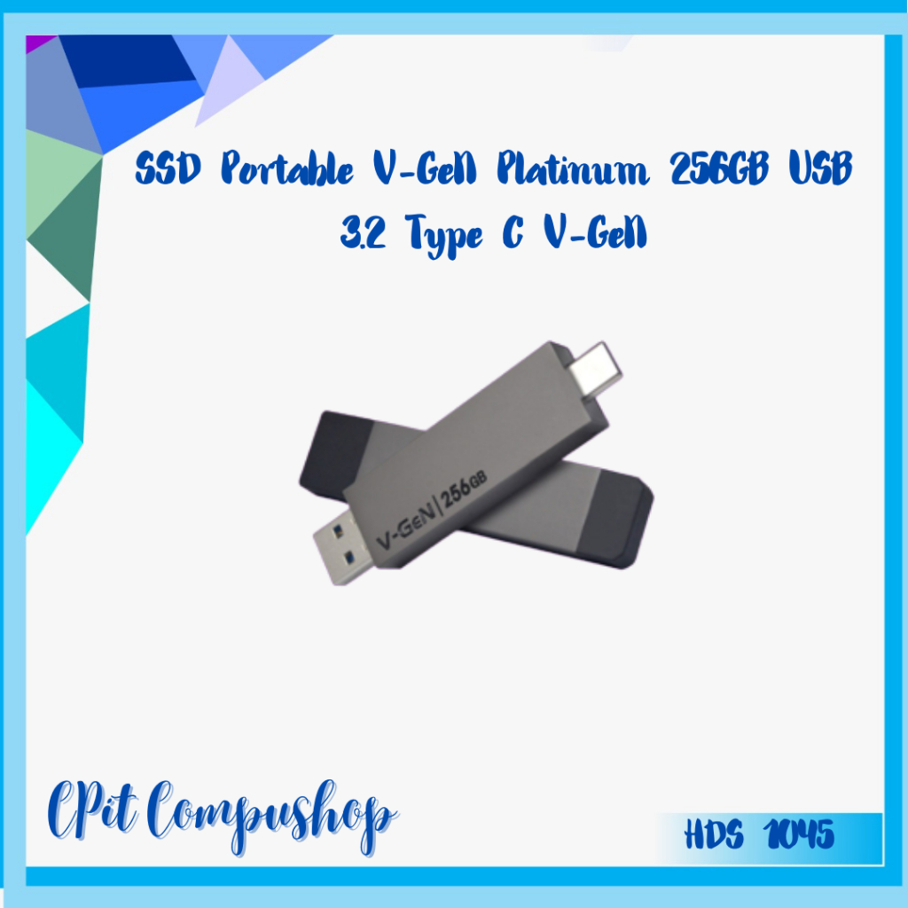 Jual SSD Portable V-GeN Platinum 256GB USB 3.2 Type C V-GeN | Shopee ...