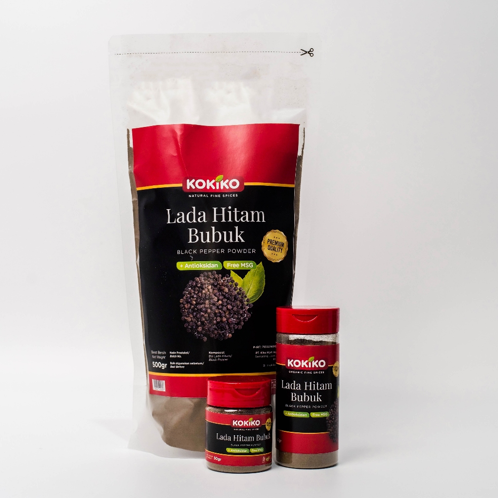 Jual KOKIKO Lada Hitam Bubuk / Blackpepper Powder 30 Gram - 60 Gram ...