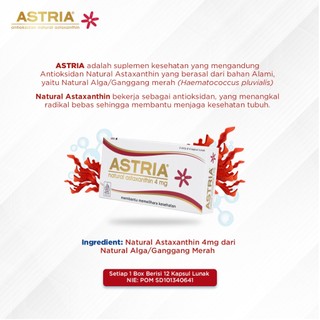 Jual [Bundle Hemat] ASTRIA Suplemen Antioksidan Natural Astaxanthin 4mg ...
