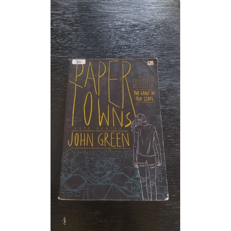 Jual Buku Novel Paper Towns By John Green, Bekas, Ori dan Original ...