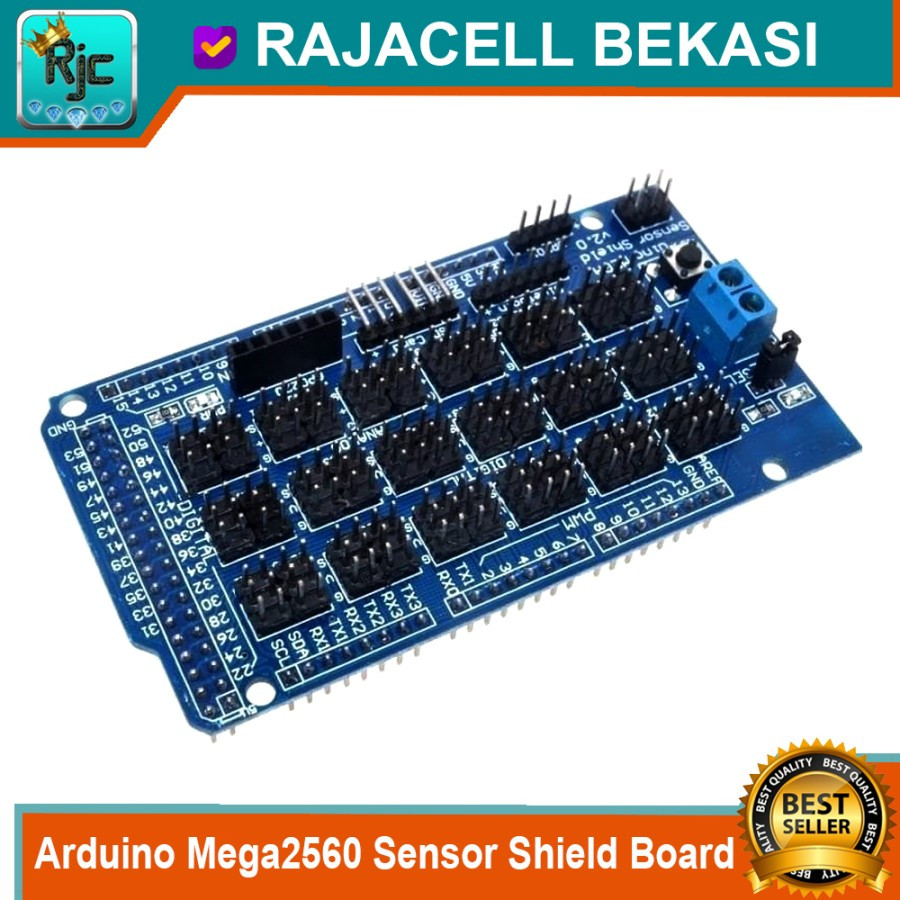 Jual Arduino Mega2560 Sensor Shield Expansion Board V.1 V.2 | Shopee Indonesia