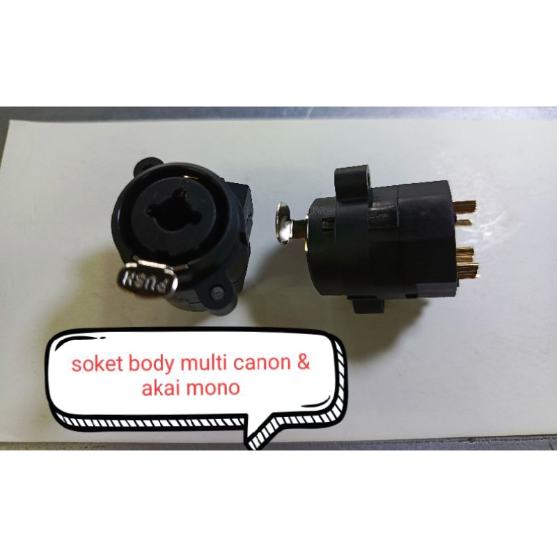Jual Soket body Multi akai mono & Canon | Shopee Indonesia